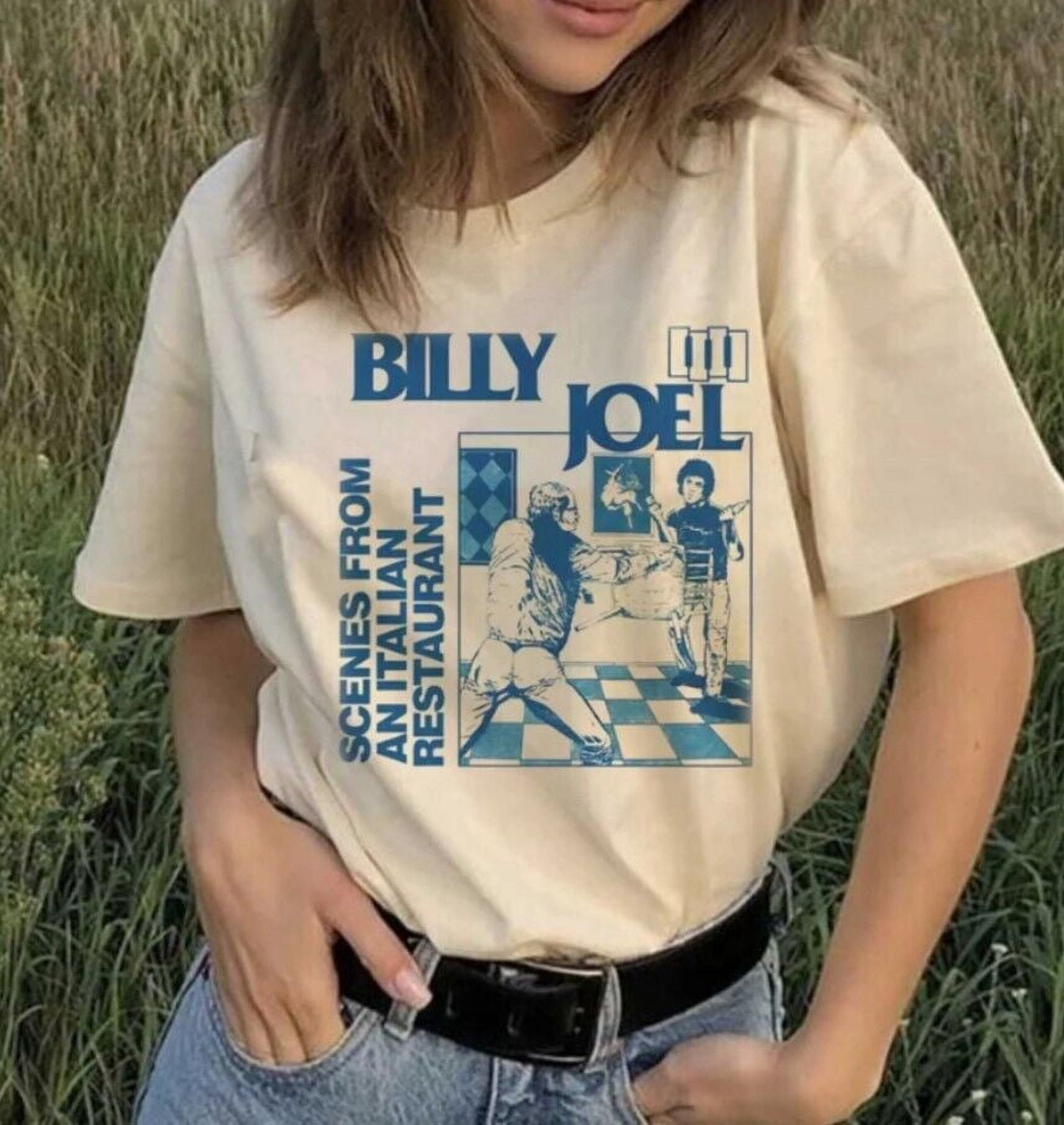 Billy Joel Vintage Retro T-Shirt Unisex Short Sleeve T-Shirt All Sizes ...