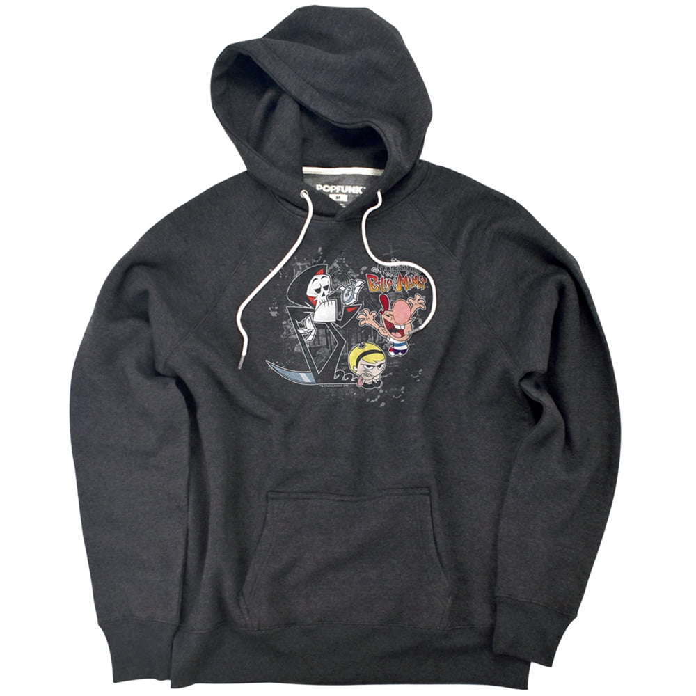 Billy & Mandy Splatter Cast Unisex Adult Slim Fit Pull-Over Heather ...