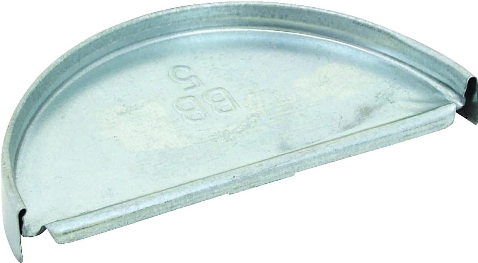 Billy Penn 2616 Gutter End Cap Galvanized Steel 5 in L for 5 in Half ...