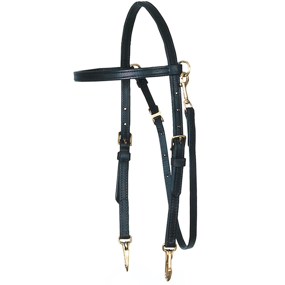 Billy Royal Arabian Training Bridle for Horses | 5/8" Hand-Rubbed ...