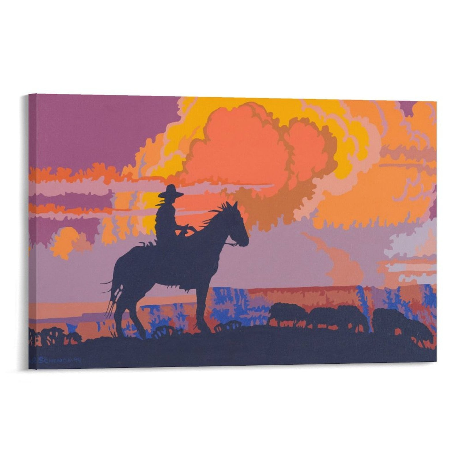 Billy Schenck Is An American Artist，Last Light，Abstract Oil Painting ...