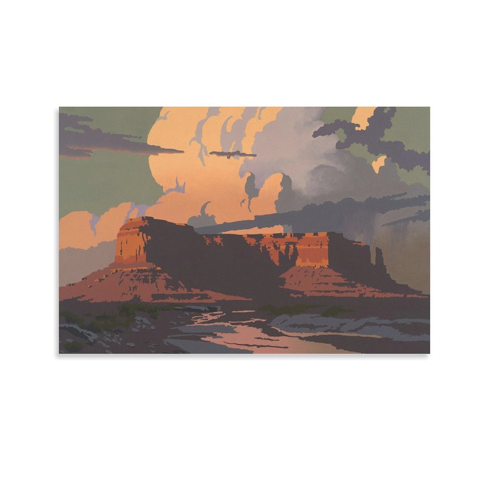 Billy Schenck Is An American Artist《Spring Creek》Abstract Oil Painting ...