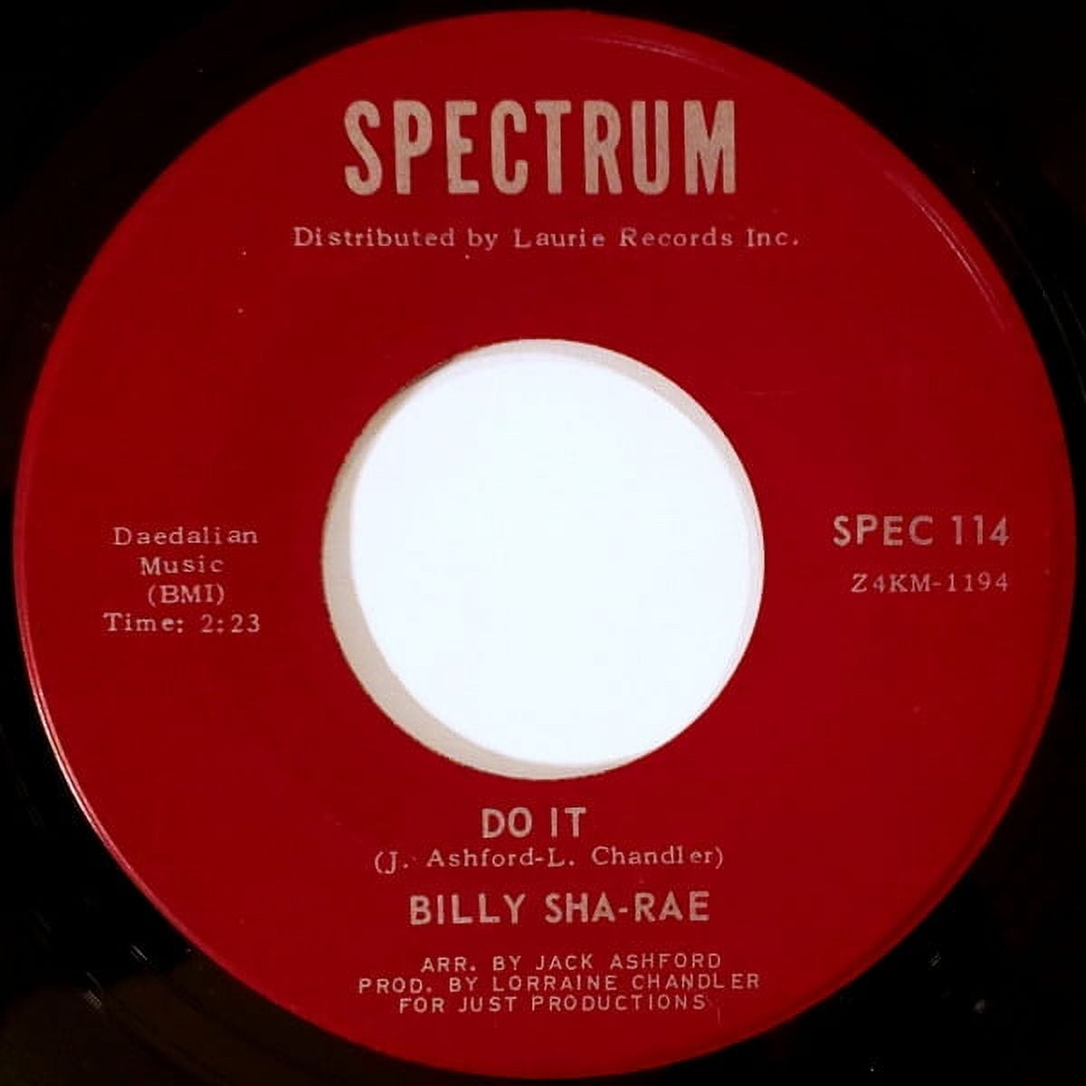 Billy Sha-Rae – Do It / Crying Clown (7" 45RPM Vinyl) (New) - Walmart.com