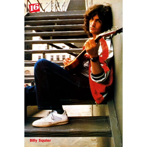 Billy Squier Poster 12x16 Art Print on Metal Sign 12in x 16in Multi ...