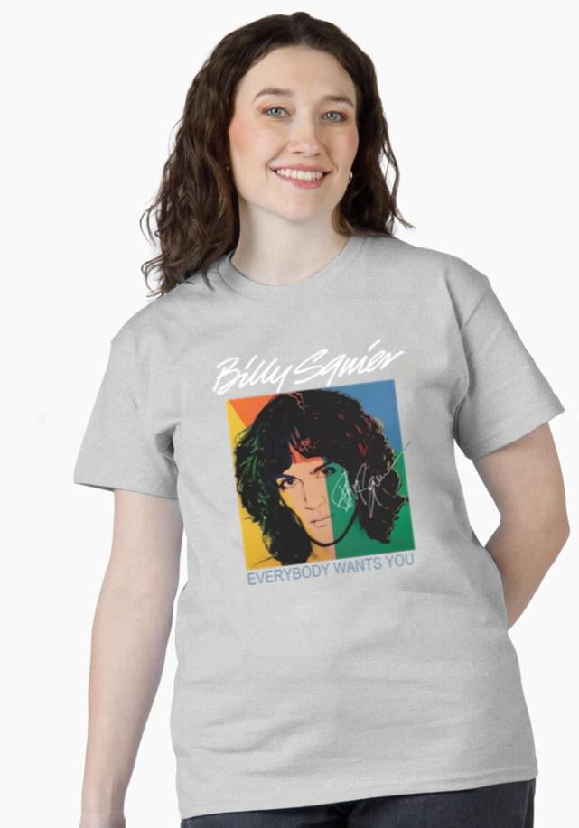 Billy Squier Signature Cotton Rock Star Comfort Color T-Shirt Legend ...