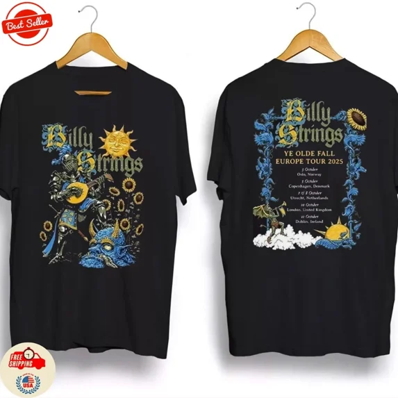 Billy Strings Fall 2025 Tour Hot Rod Concert Unisex T-Shirt - Walmart.com
