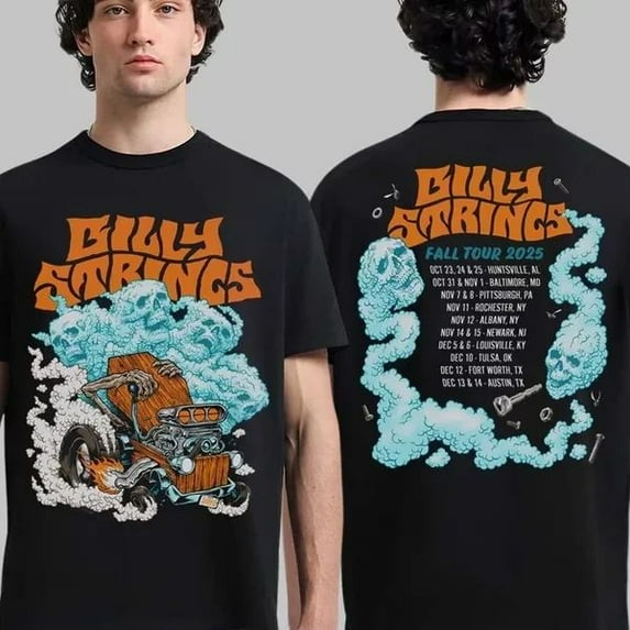 Billy Strings Fall 2025 Tour T-Shirt, Sizes S-5XL, GrolyTee - Walmart.com