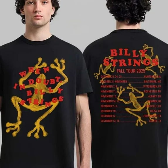 Billy Strings Fall 2025 Tour T-Shirt, Sizes S-5XL, GrolyTee - Walmart.com