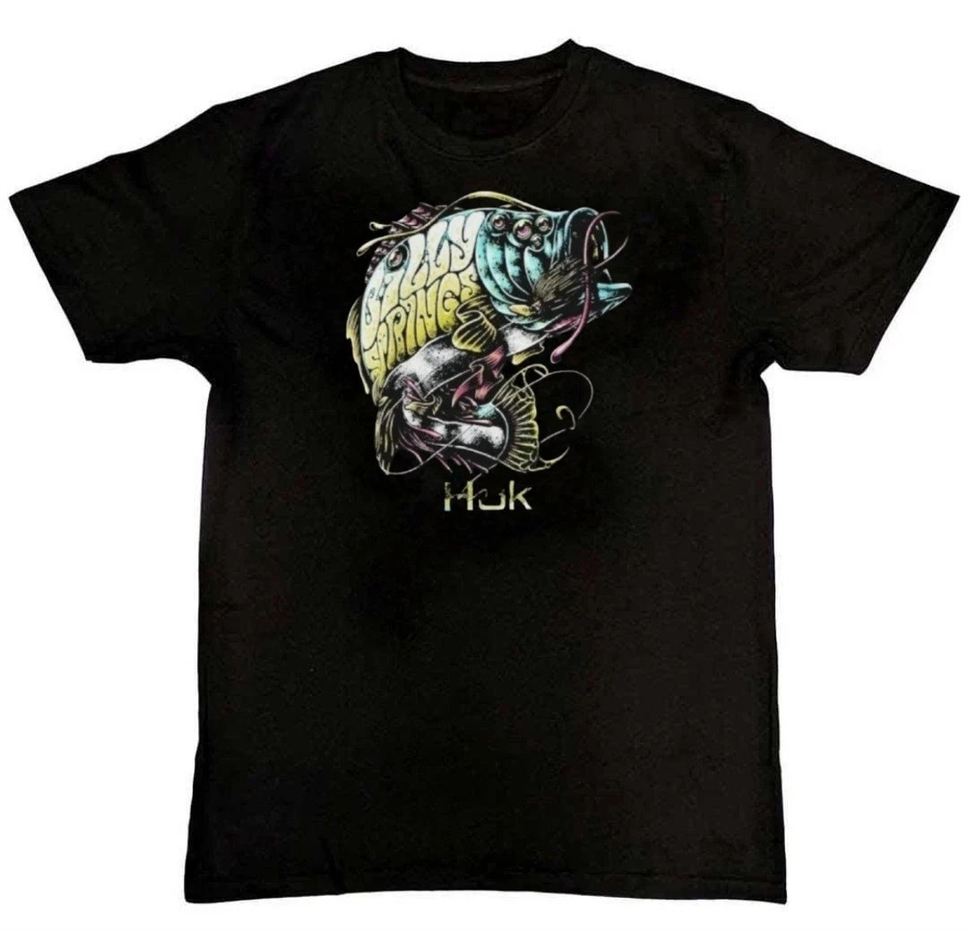 Billy Strings Huk Fishing Graphic Print Unisex Mens T-Shirt S M L XL 2 ...
