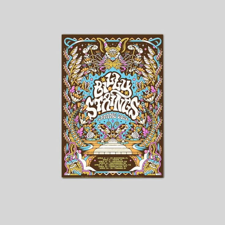 Billy Strings Poster Spring 2026 Poster Size 24''x36'' Googate ...