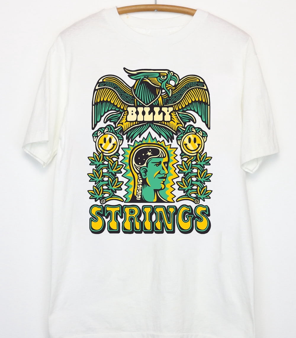 Billy Strings artwork white T-shirt Unisex tee All sizes S to 5Xl JA457 ...