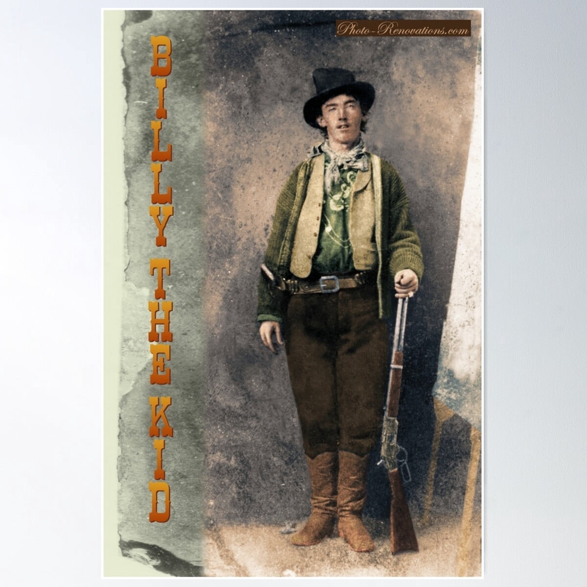Billy The Kid 2 Poster Wall Art, Modern Wall Decor For Living Room ...