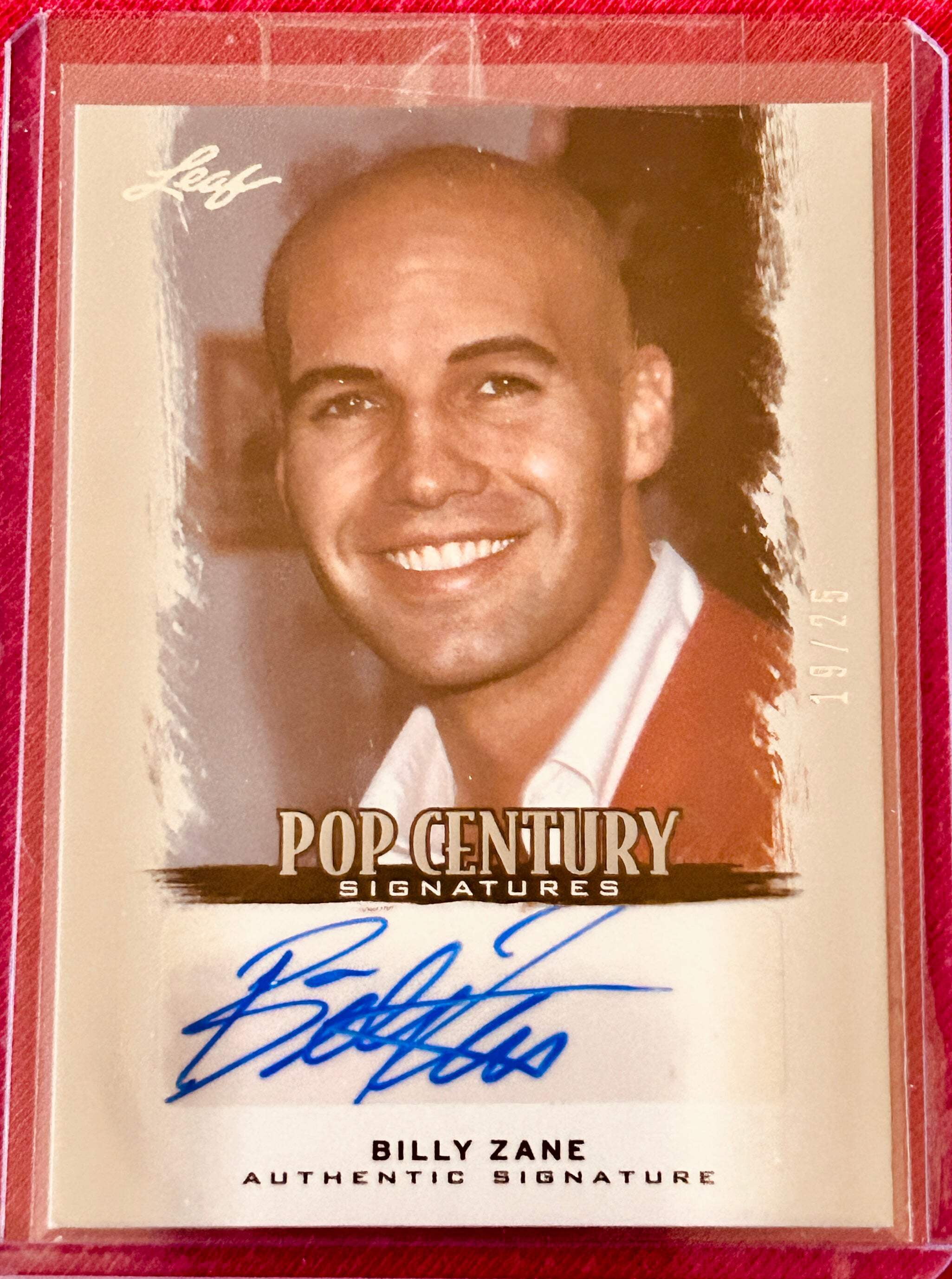 Billy Zane certified autograph 2012 Leaf Pop Century card Dead Calm ...