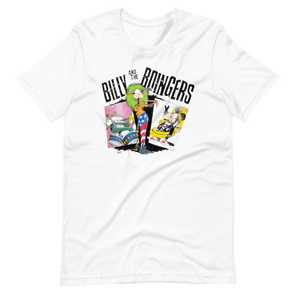Billy and the Boingers Bloom County White Tee Short-Sleeve Unisex T ...