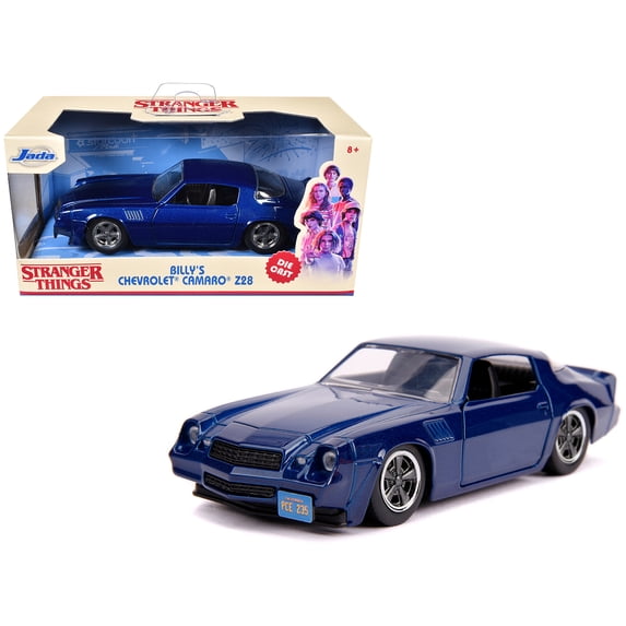 Billy's Chevrolet Camaro Z28 Metallic Dark Blue "Stranger Things" (2016 ...