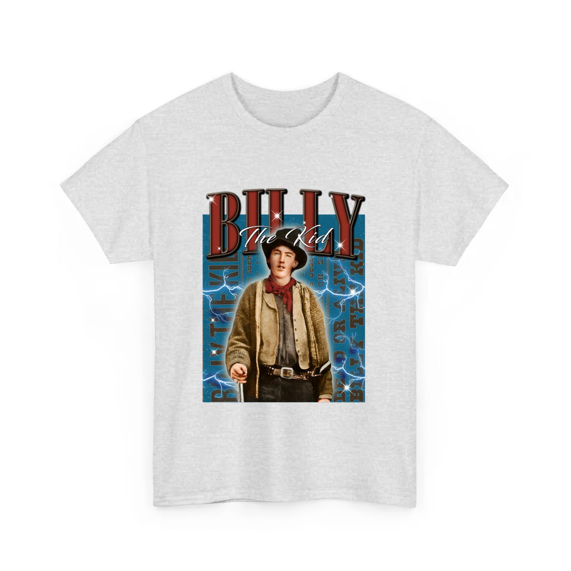 Billy the Kid Homage Shirt Retro Western Outlaw Tribute Graphic Tee New ...