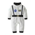 Bilo Baby Toddler Boy White Astronaut Fleece Costume Jumpsuit (2-3 ...