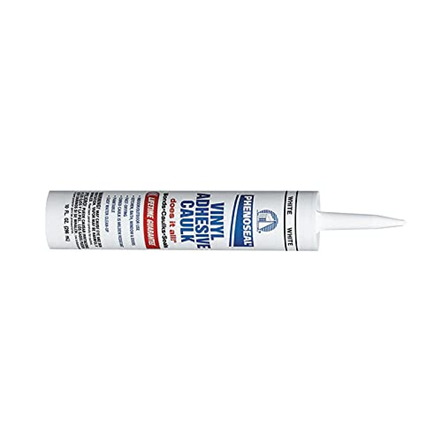 Bilot 00005 12 Pack White Phenoseal Does It All Vinyl Adhesive Caulk 10 ...