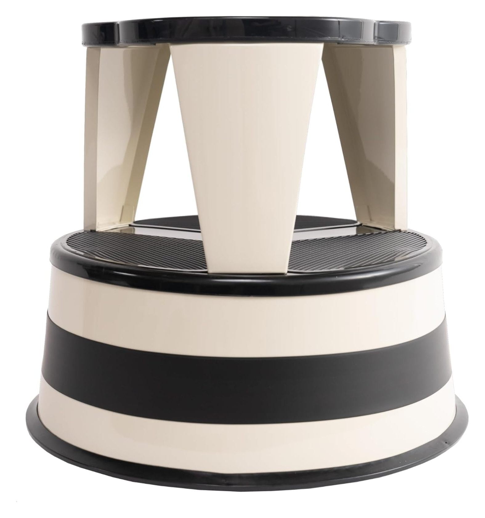 Bilot Kik Step Steel Step Stool - Two Step Stool, Holds 350 lbs (Beige ...