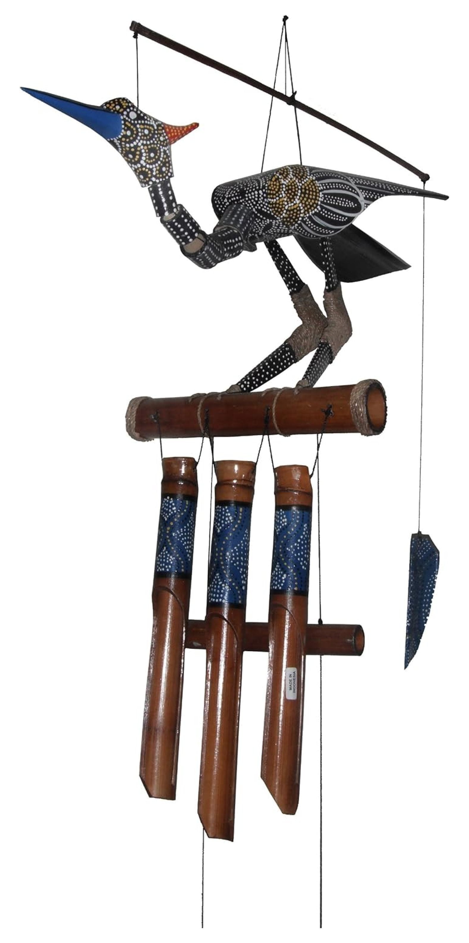 Bilot 172 Cohasset Bobbing Head Bamboo Wind Chime - Walmart.com