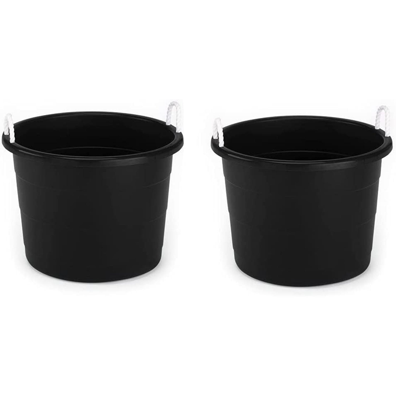Bilot 18 Gallon Plastic Multipurpose Utility Storage Bucket Tub with ...