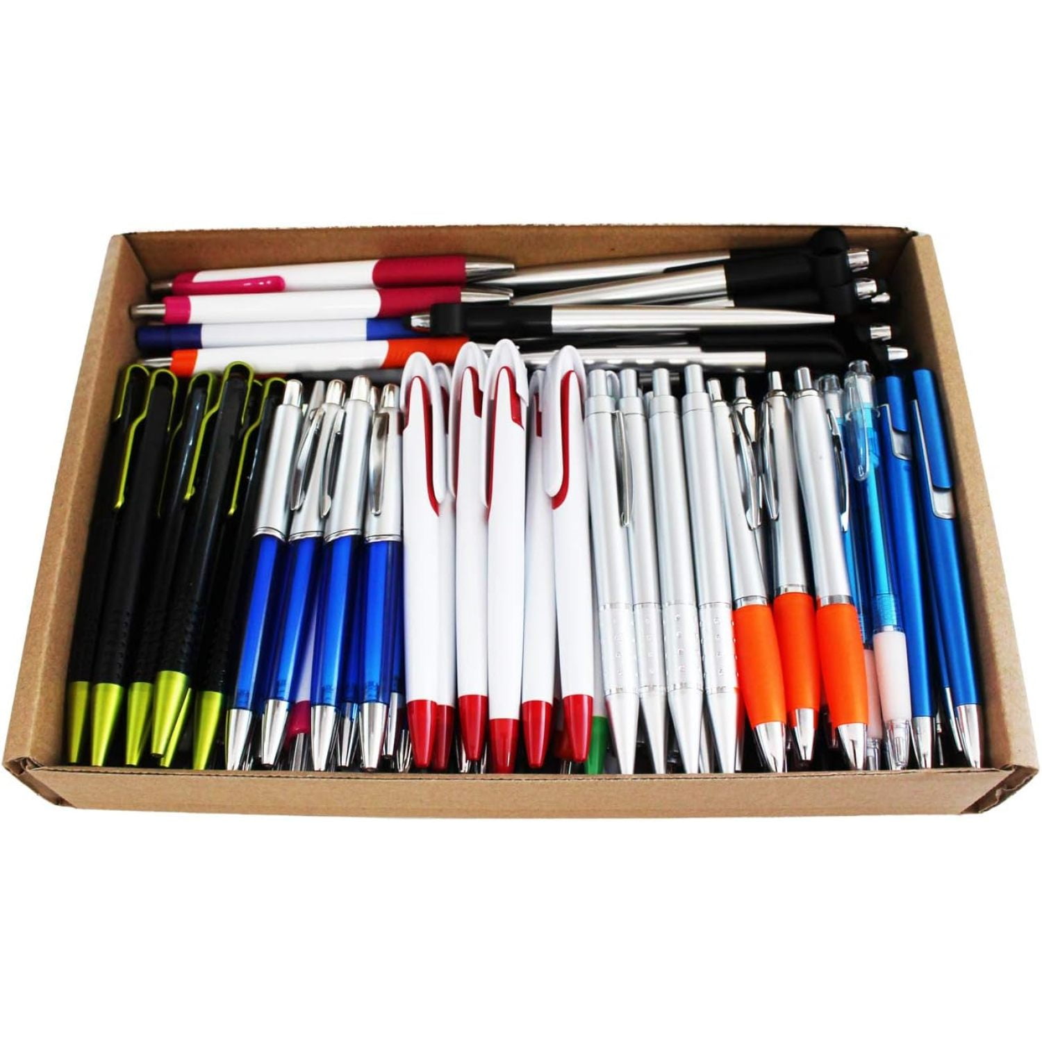 Bilot 200 Pcs Wholesale Ballpoint Pens, Assorted Ballpoint Pens ...