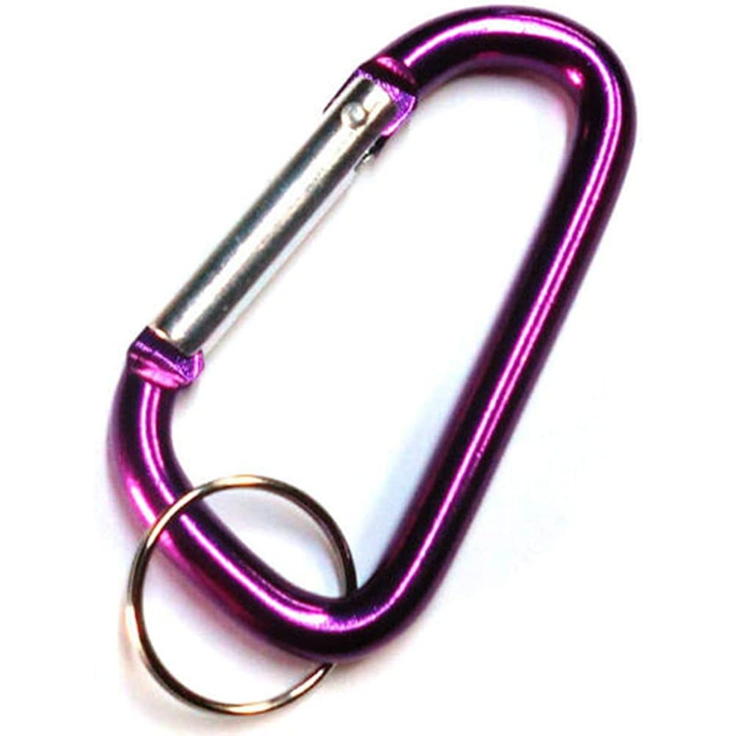 Bilot 3" Aluminum Carabiner D-Ring Keychain Key Ring Spring Loaded Key ...