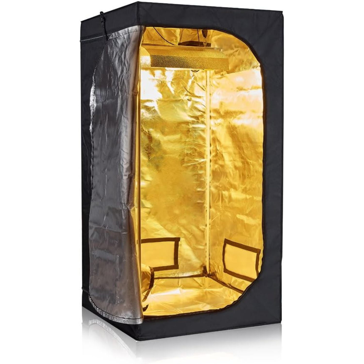 Bilot 32''x32''x63'' 600D High Reflective Mylar Hydroponic Grow Tent ...