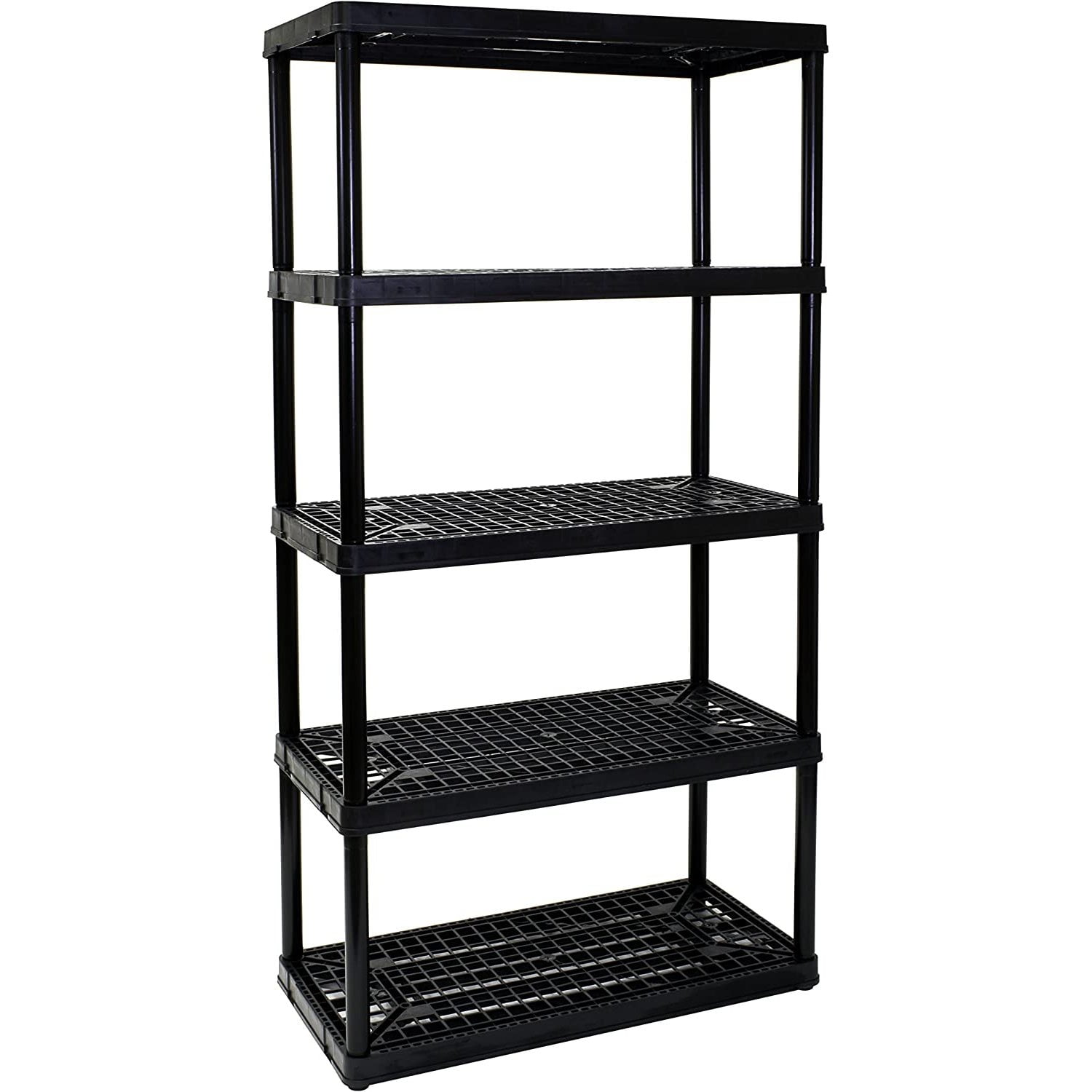 Bilot 72 Inch 5 Shelf Heavy Duty Light Weight Garage or Indoor Storage ...