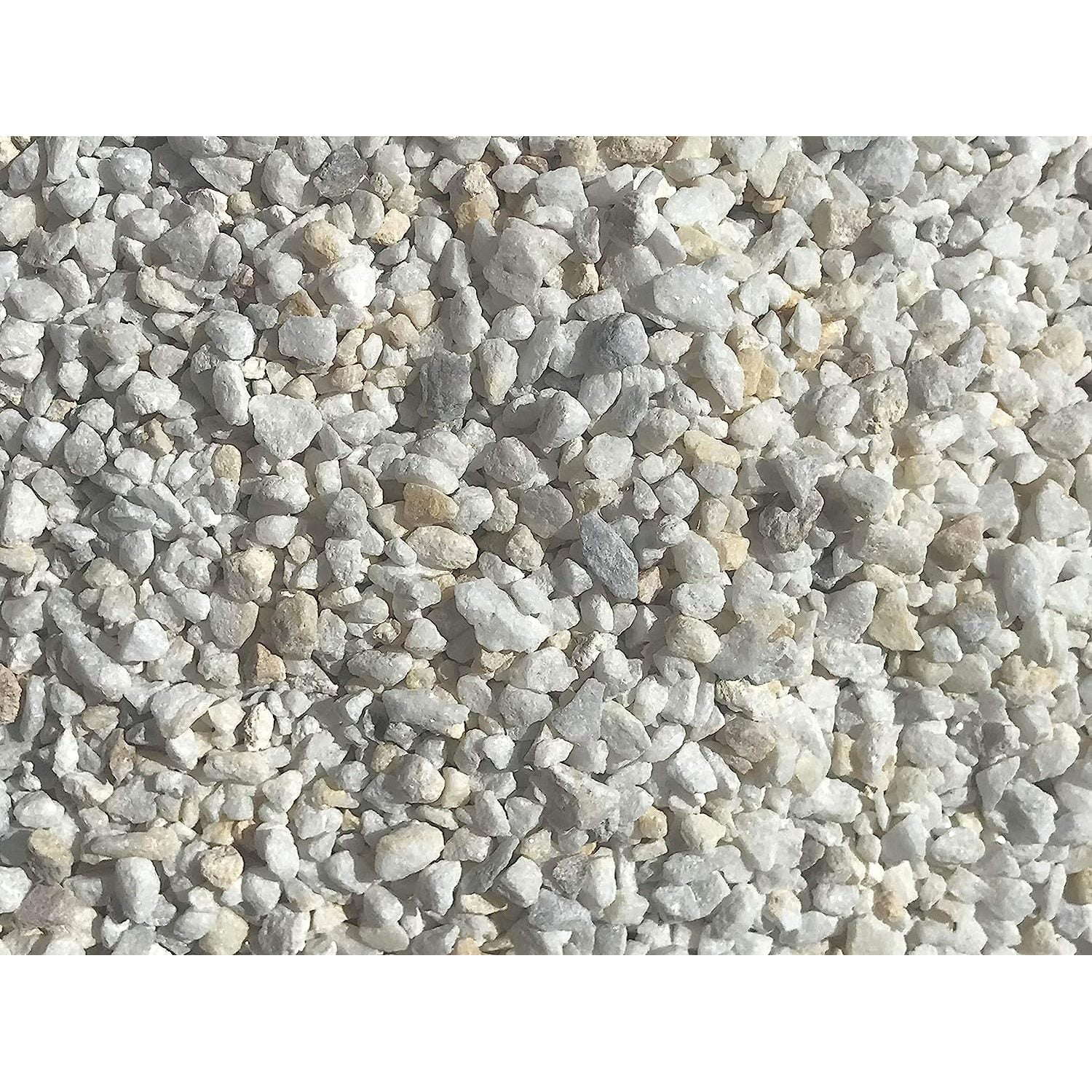 Bilot Dolomite Pea Gravel, 40 LBS, Decorative White Accent for Plants ...