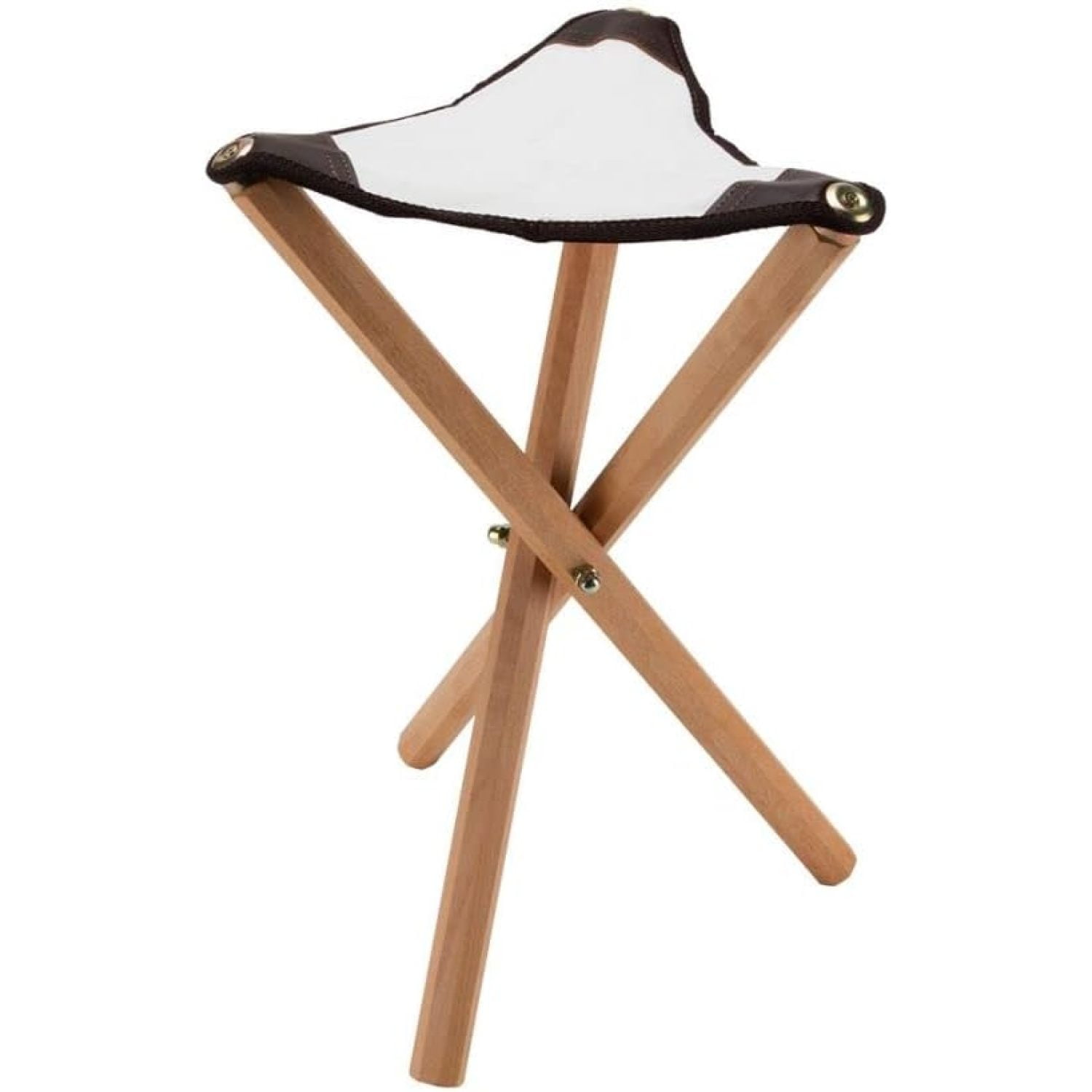 Bilot European Folding Artist Wooden Stool Perfect for Plein Air Painting and Travel, 21" High ...