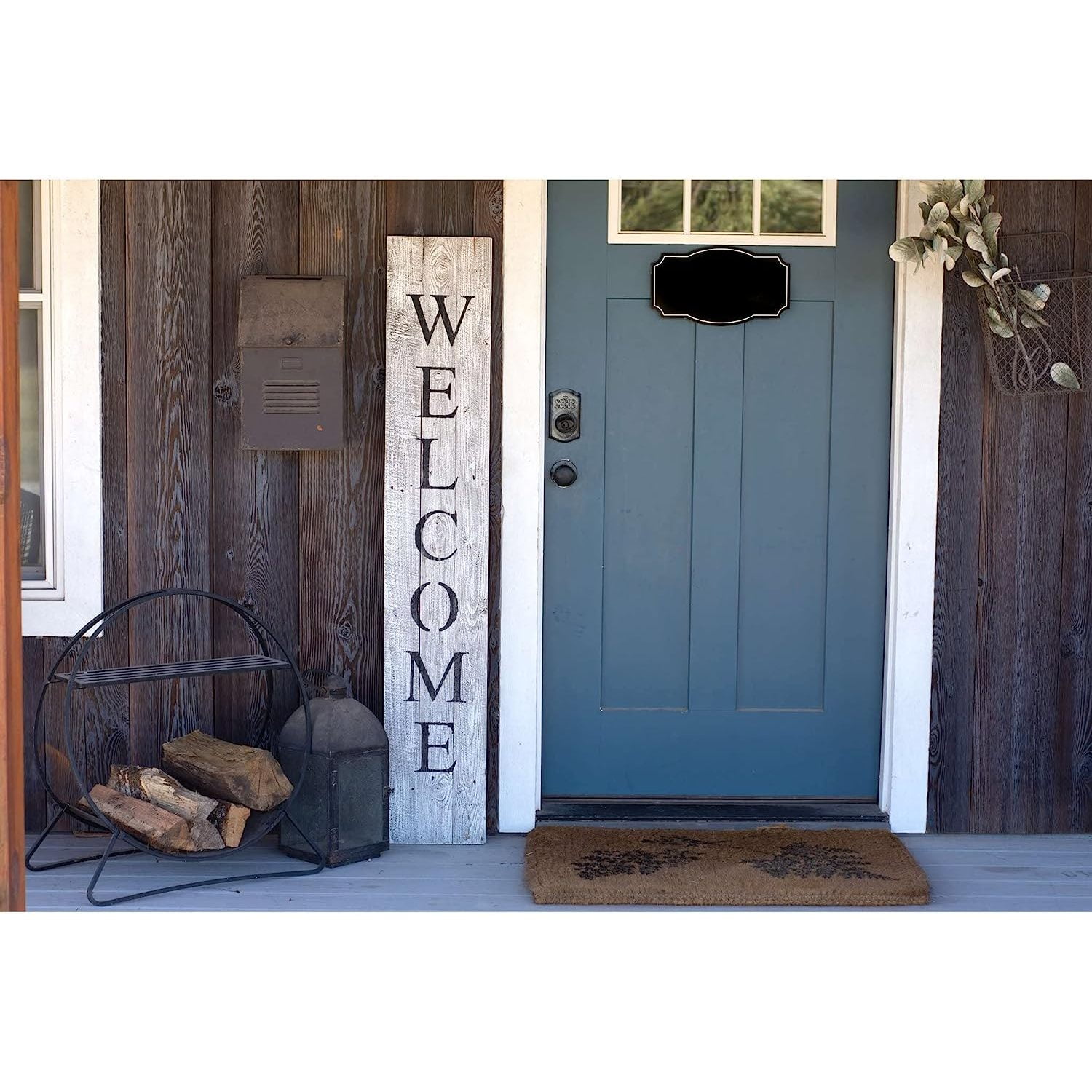 Bilot | Farmhouse Rustic Welcome Sign for Front Porch | 5ft Front Door ...