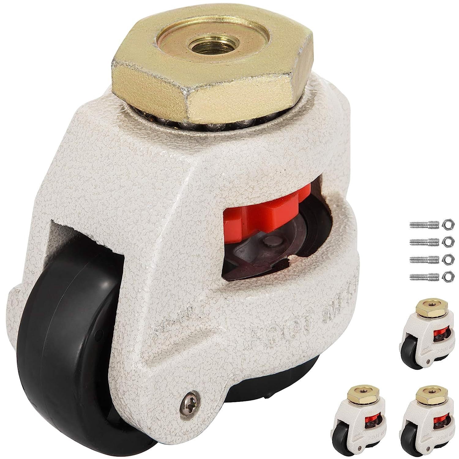 Bilot Leveling Casters Set of 4, 2" - Self Leveling Casters Heavy Duty ...