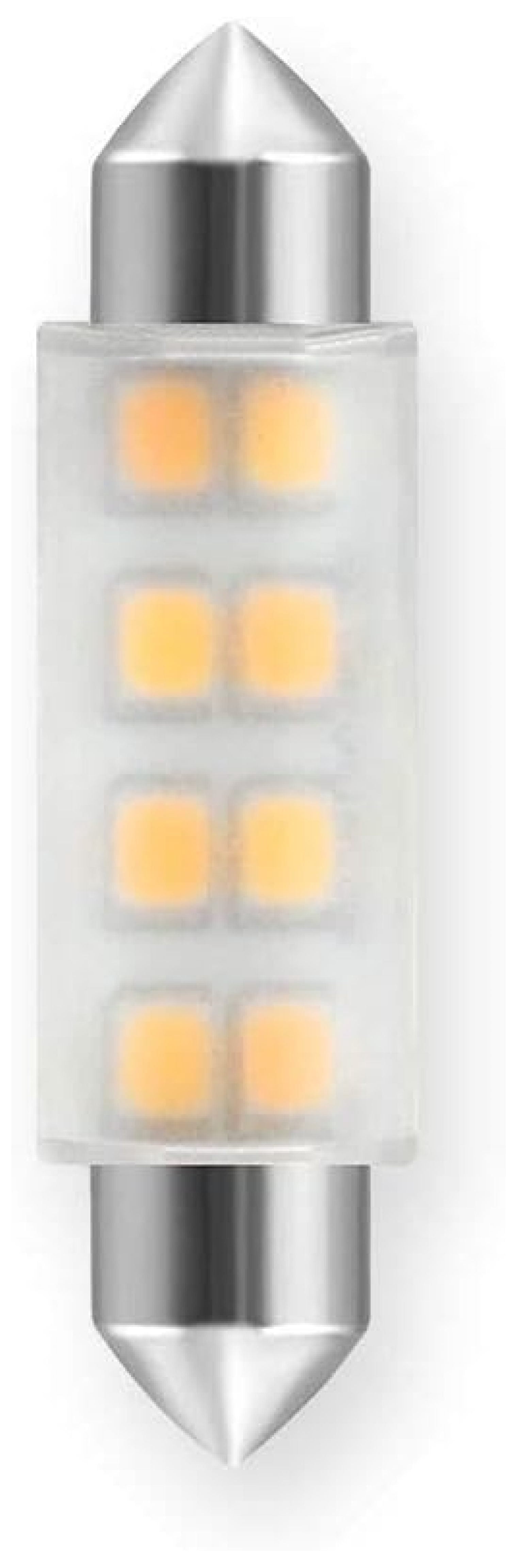 EmeryAllen (Pack of 6 EA-Fest-1.0W-001-279F 1.0W LED Festoon Lamp, 12V ...