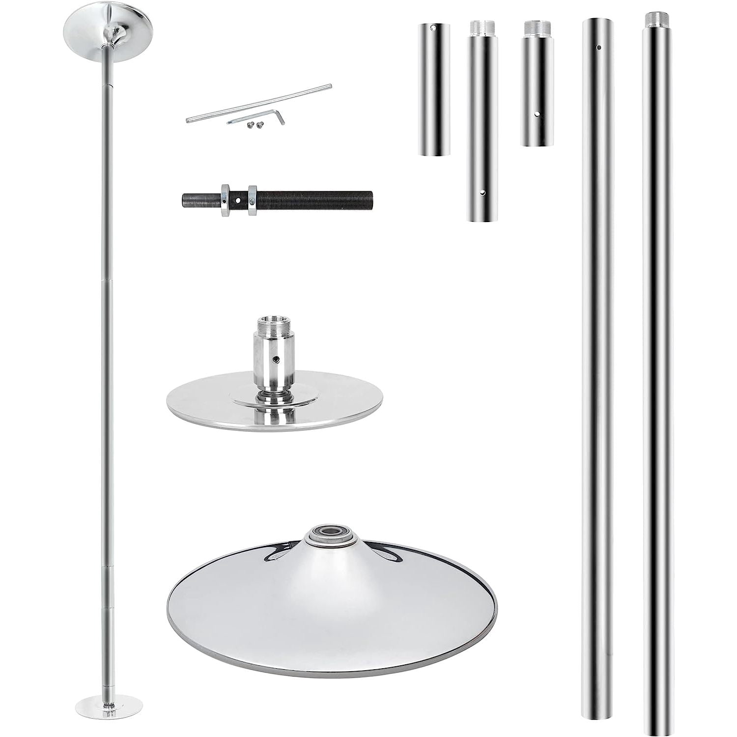 Bilot Portable Dancing Pole Kit Removable Stripper Pole for Home ...