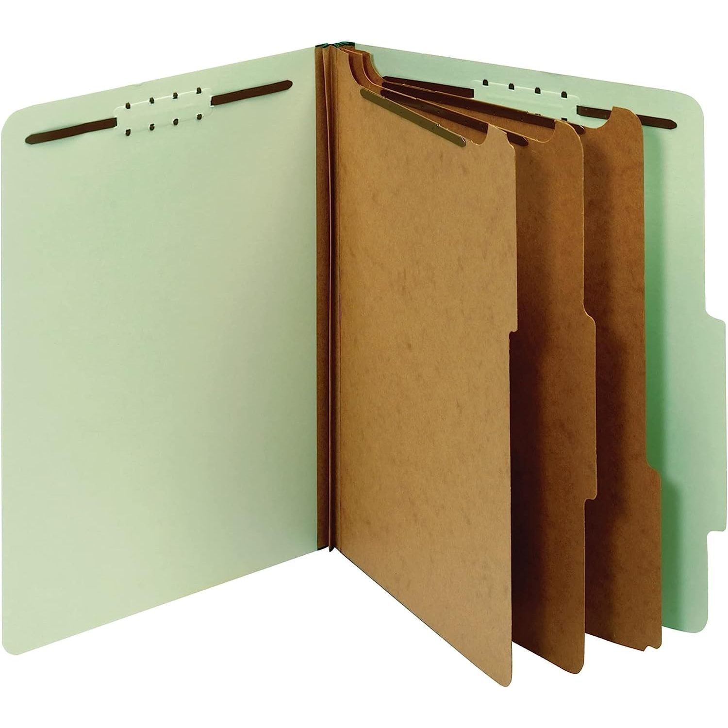 Bilot Pressboard Classification Folders With Fasteners, Letter Size ...