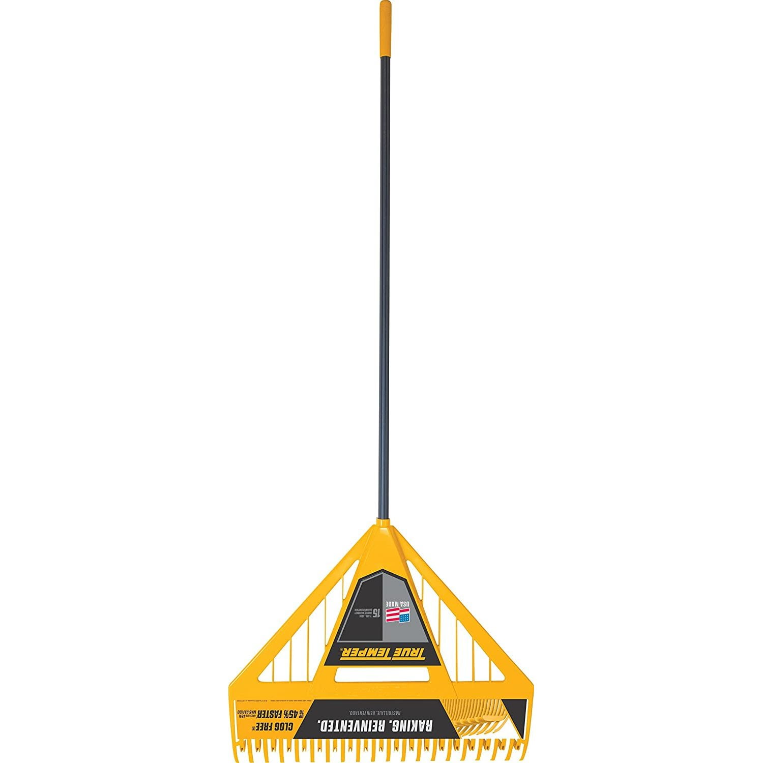 Bilot Temper Dual Tine Leaf Rake, 26-Inch - Walmart.com