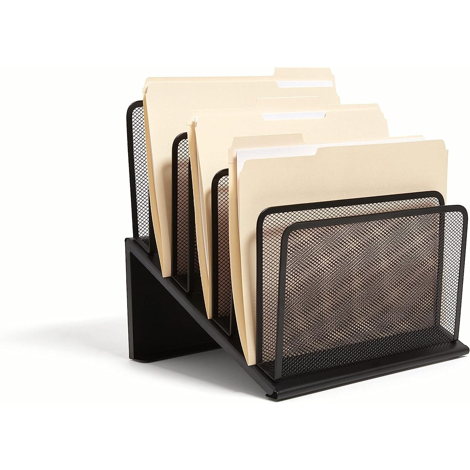 Bilot Tr57559-Cc 7 Compartment Wire Mesh File Organizer - Walmart.com
