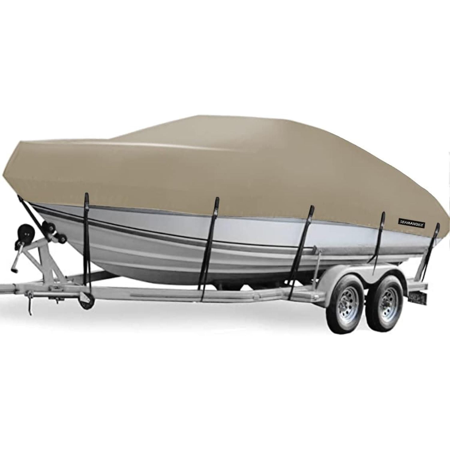 Bilot Trailerable Runabout Boat Cover Fit V-Hull Tri-Hull Fishing Ski ...