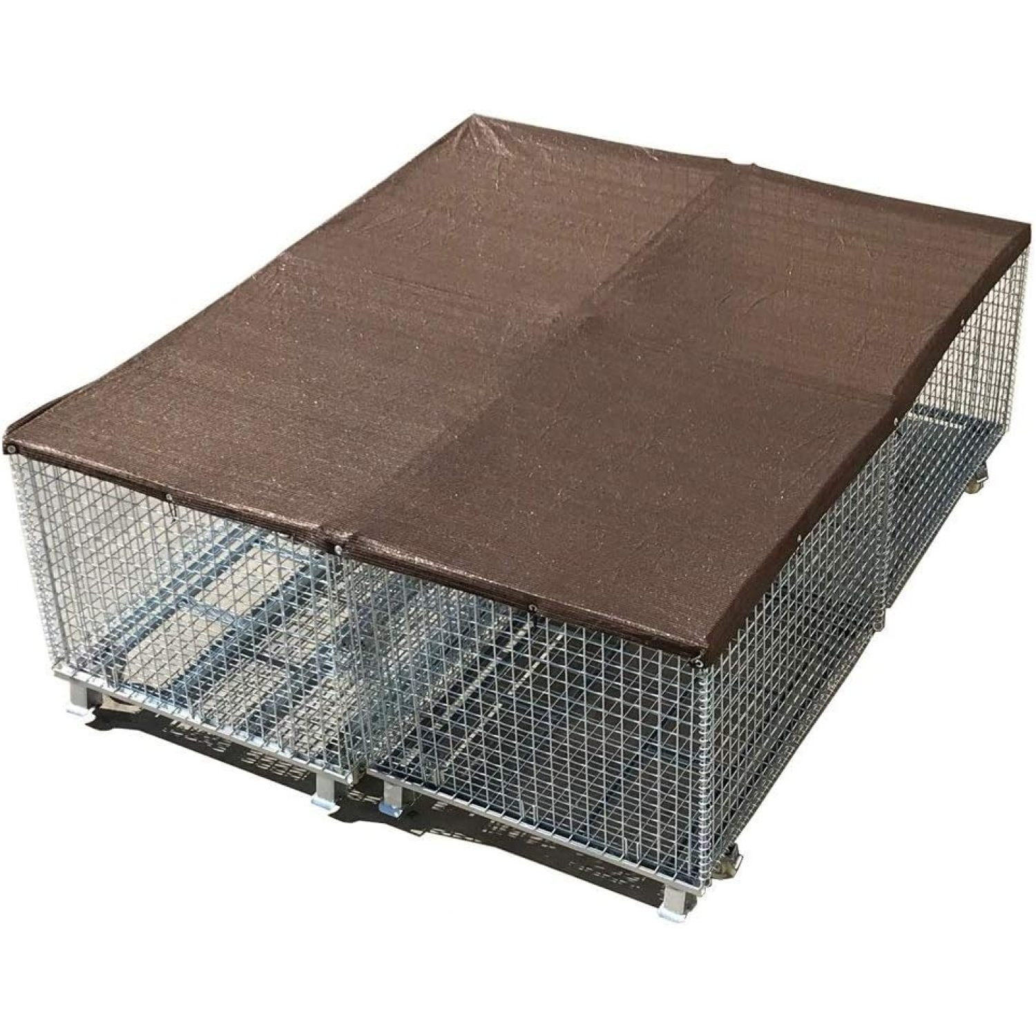 Barbara Bilotta UV Stable Dog Kennel Shade Cover, Sunblock Privacy ...