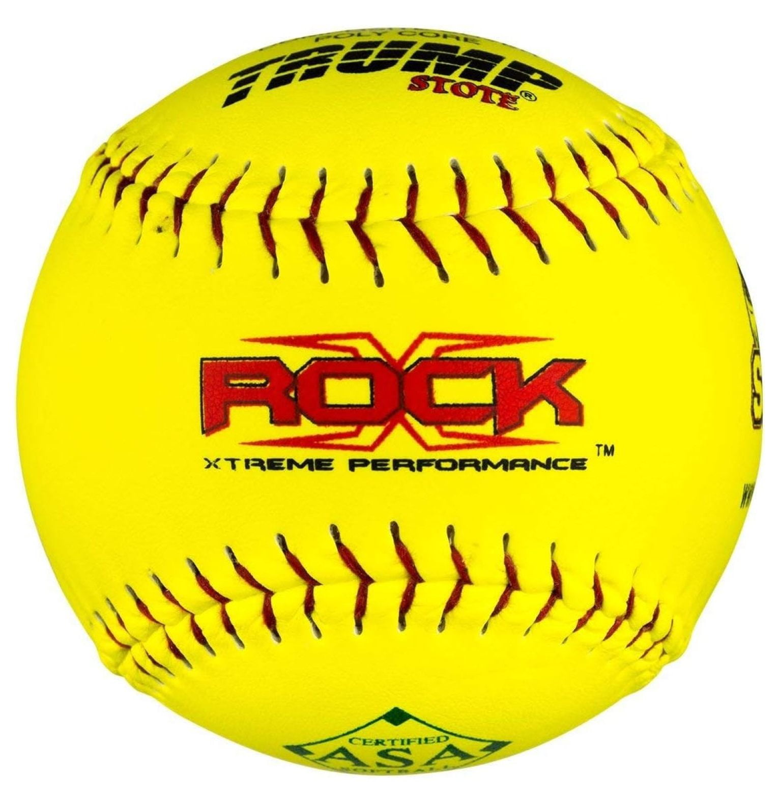 Bilot X-Rock Composite Leather Softballs, Yellow, 12" 12 Pack - Walmart.com