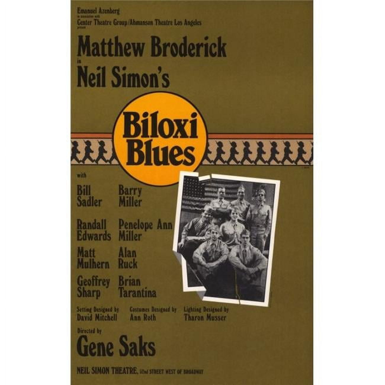 Biloxi Blues Broadway Movie Poster - 27 x 40 in. - Walmart.com