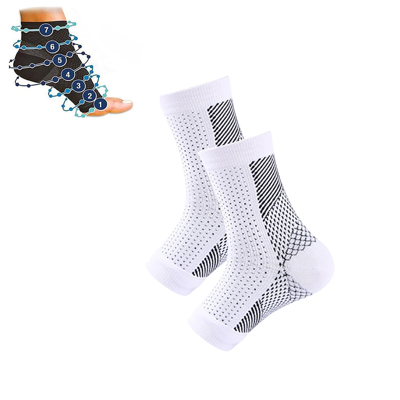 Bilqis Compression Socks for Plantar Fasciitis, Achilles Tendonitis ...