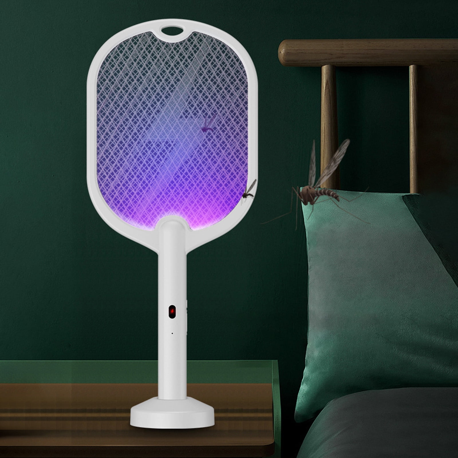 Bilqis Deals Electric Fly Swatter Racket, 2 In 1 Smart Mosquito Racket ...
