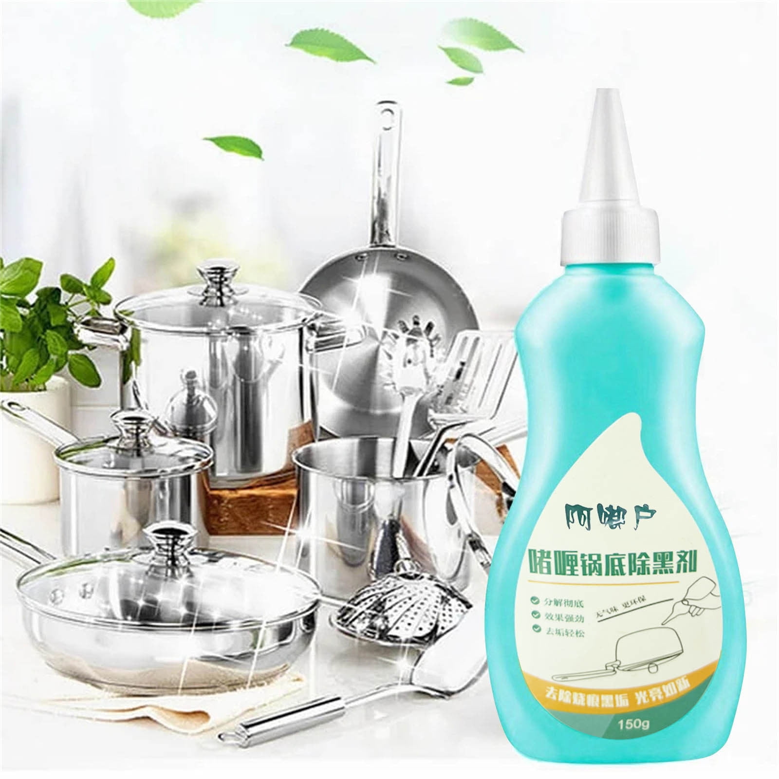 Bilqis Gel Cleaner for Cookware Bottom, Powerful Stainless Steel ...
