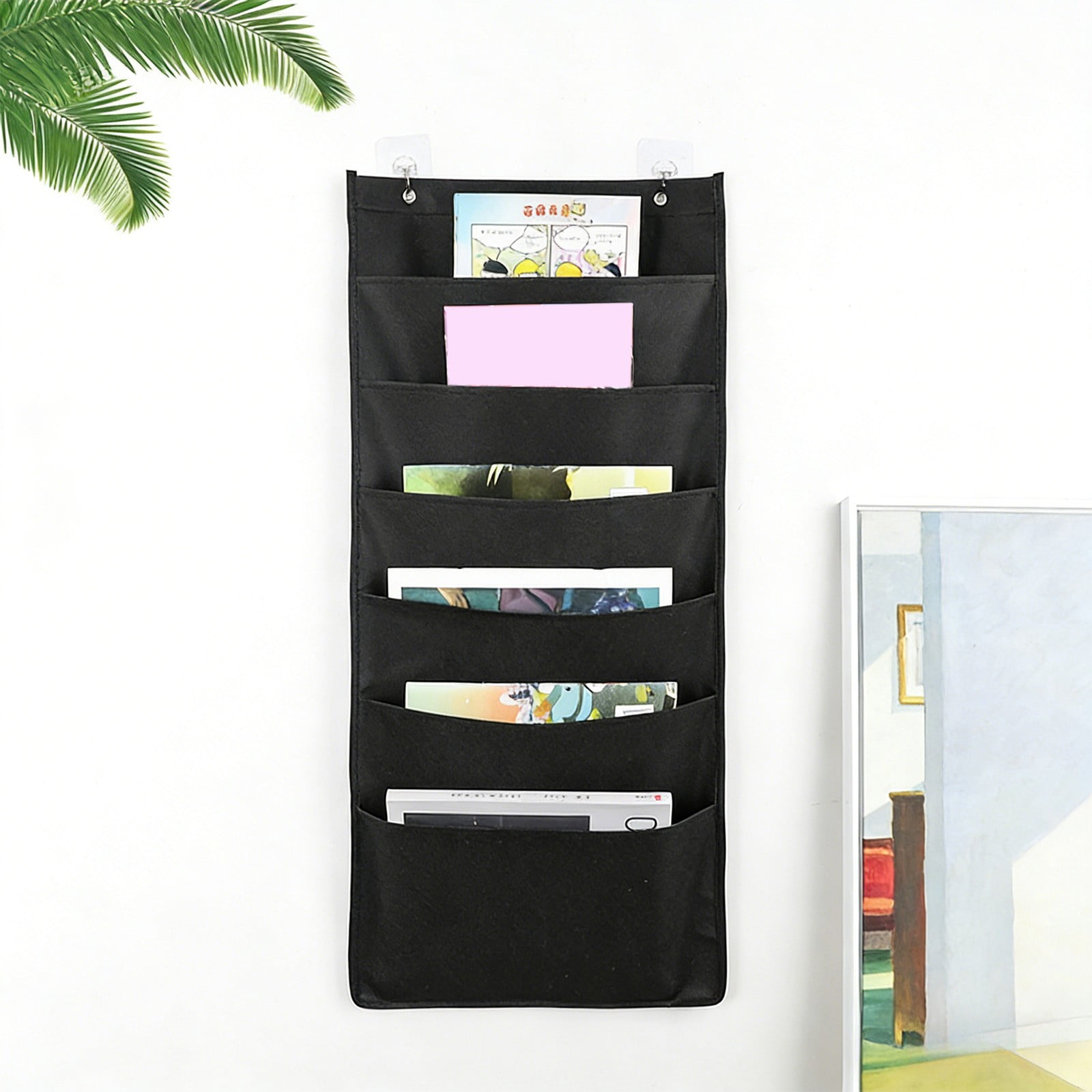 Bilqis Hanging Wall File Organizer, Portable and Foldable File Storage ...