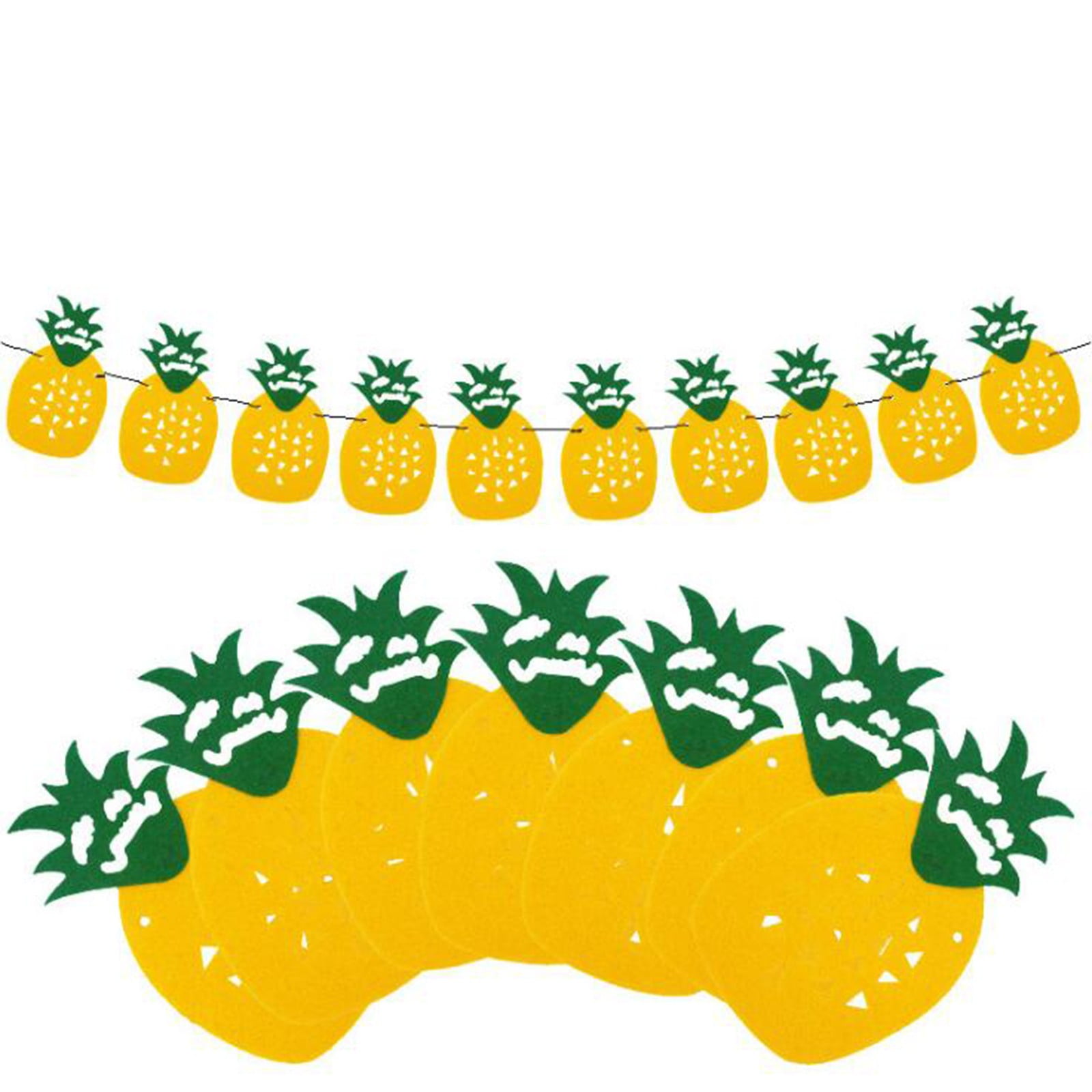 Bilqis Pineapple Balanopsis Leaf Banner for Beach Summer Tropical Party ...