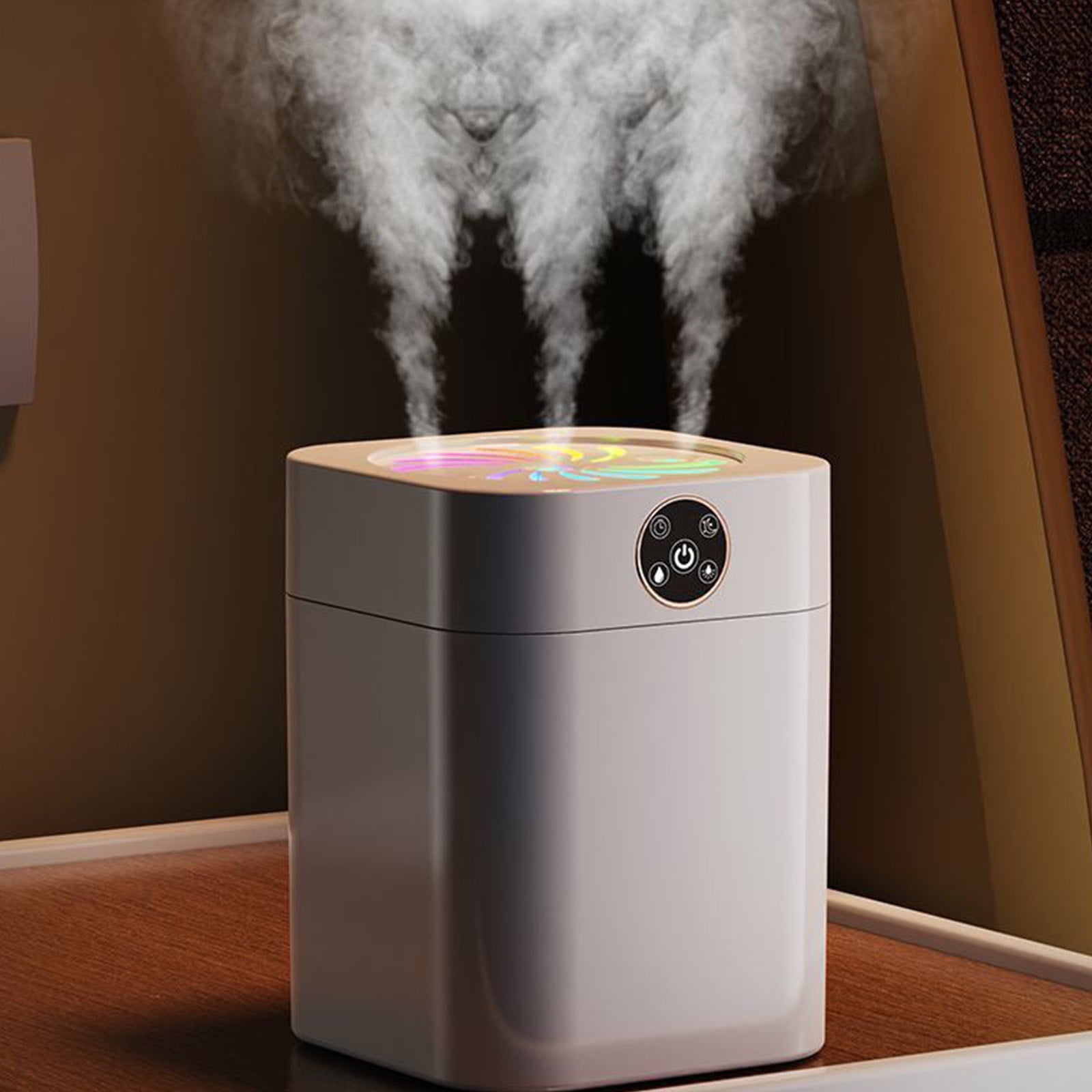 Bilqis Three-Head Spray Mist Humidifier, Quiet Humidifiers for Bedroom ...