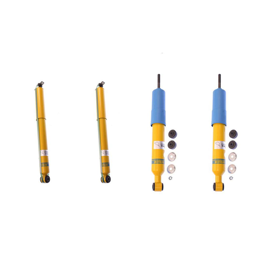 Bilstein Set of 4 - 24-185448, 24-185455 Front Rear Shock Absorber Auto ...