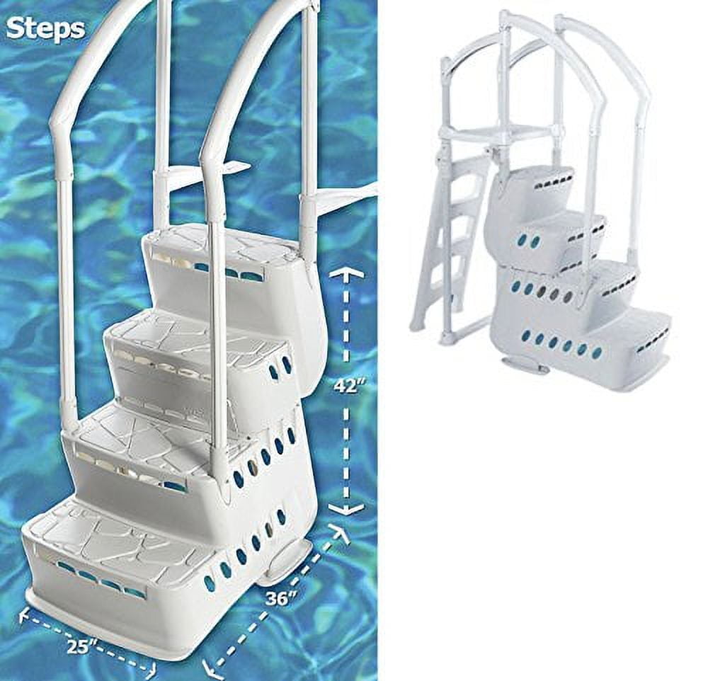 BiltMor Above Ground Step and Ladder System for Above Ground Swimming ...